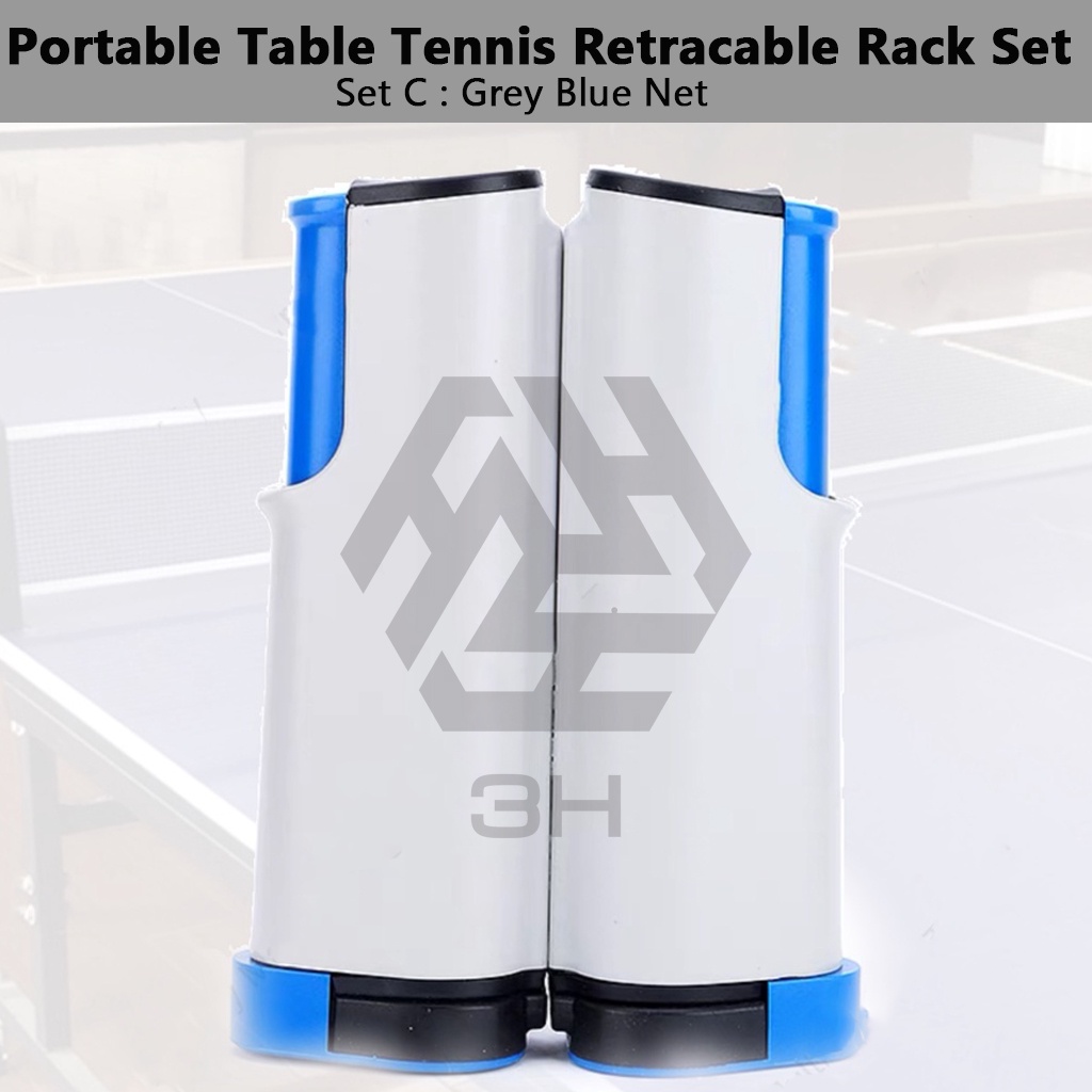 3H Set Ping Pong Meja Sukan/Portable Indoor Sport Table Tennis Set Net ...