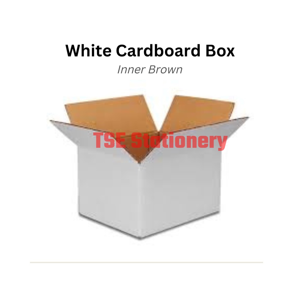 *New* White Packaging Box Carton Box Packing Box Paper Boxes Kotak ...
