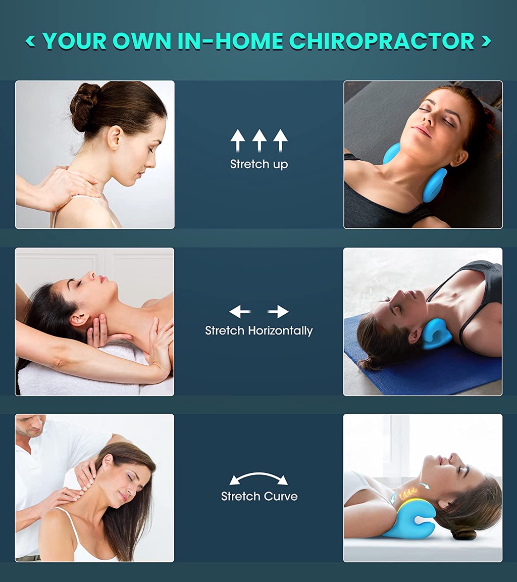 Odorless Neck Stretcher for Neck Pain Relief 2 Modes, Neck Cloud ...