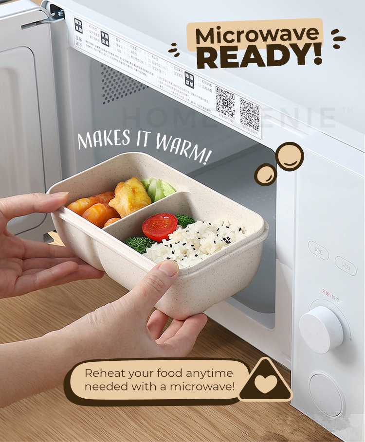 Microwave-heated Plastic lunch box Soup separated fresh-keeping ...