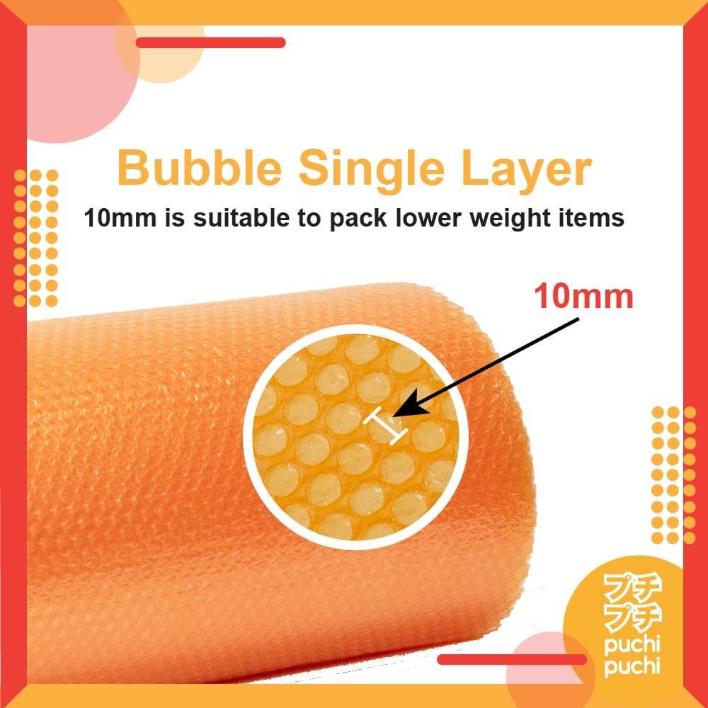 Bubble Wrap / Packaging Single Layer Air Bubble Orange 10mm【30cm/60cm ...
