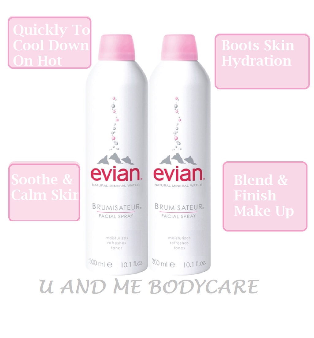 Evian Facial Spray 300mlX 2 (TWIN PACK) | Shopee Malaysia