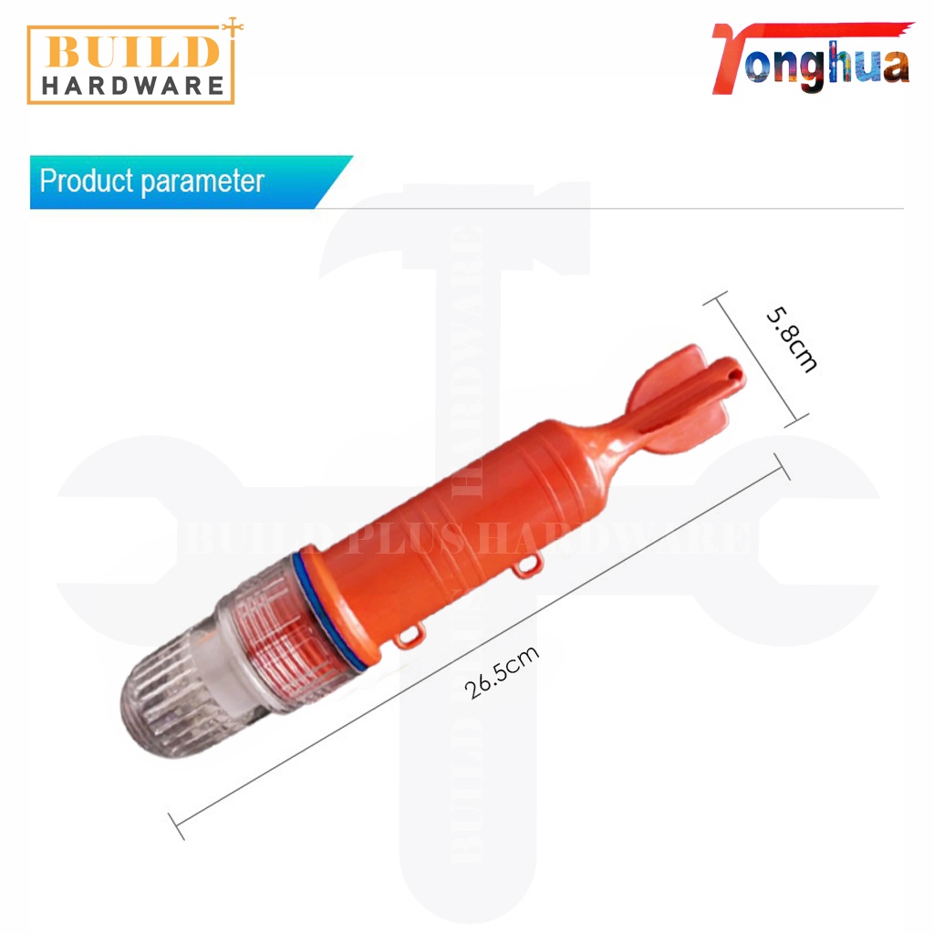 Torpedo Light Marine LED Light Control Warning Net Mark Fishing Signal Light 鱼雷灯 Lampu Nelayan ...
