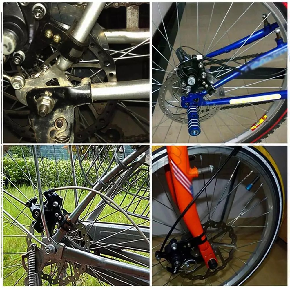 🔥Premium Quality Bicycle Disc Brake Converter Modify Bracket Disk Brek ...