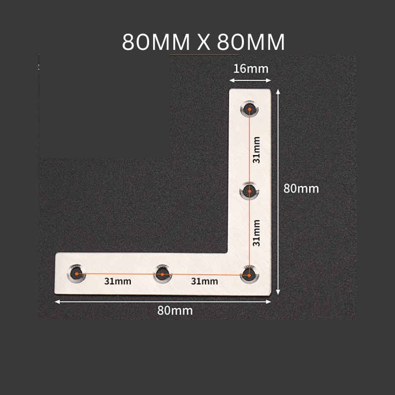 AWM L Bracket Stainless Steel L Bracket Angle Bracket Sesiku L Rak Rack ...