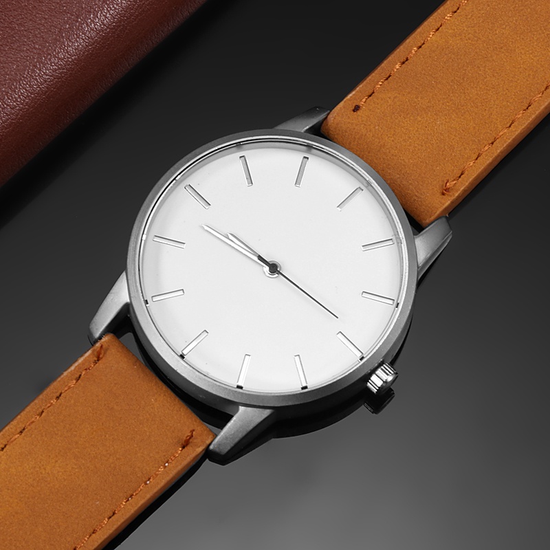 5PCS Men's watch set Fashion Business Quartz Large Dial Watches For ...