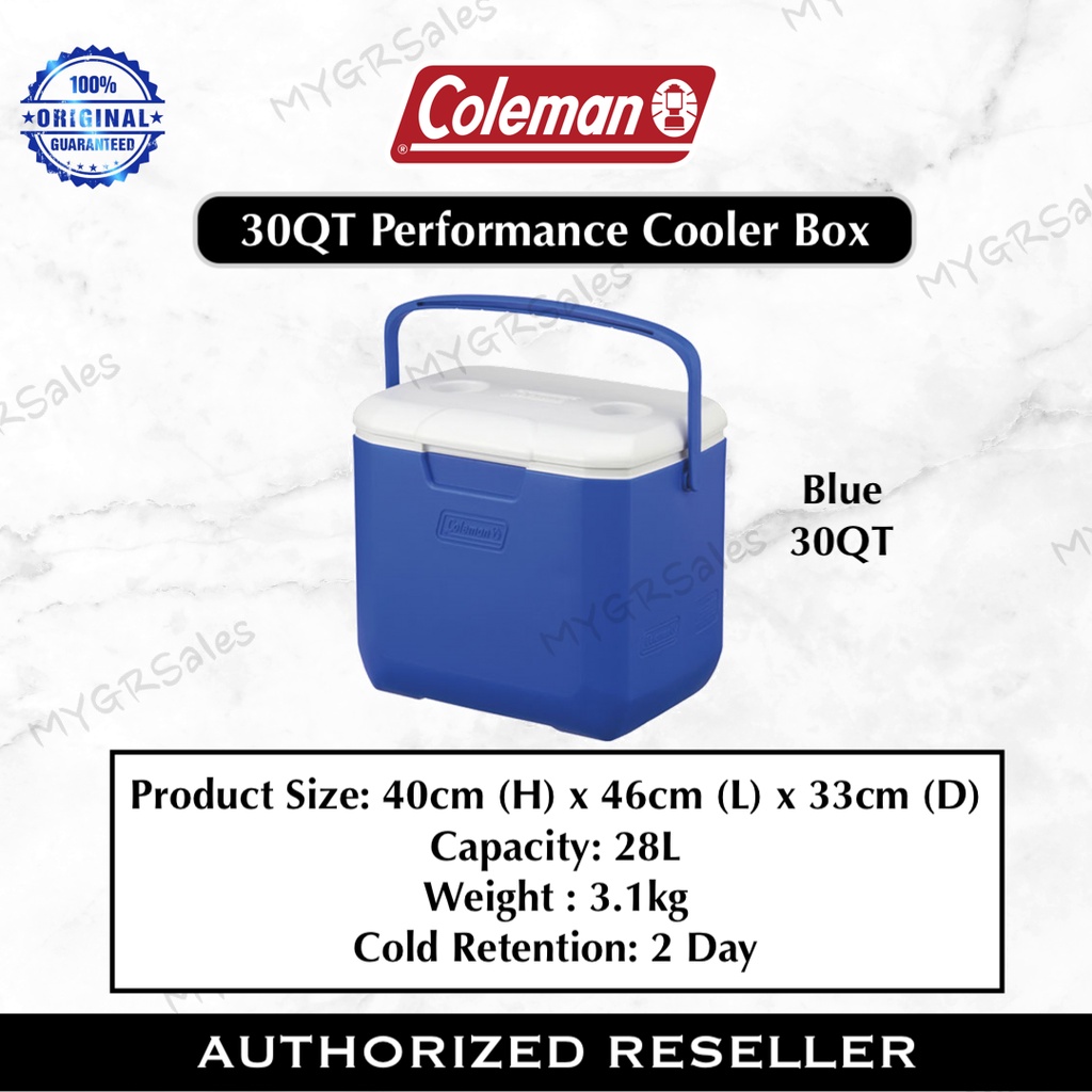 COLEMAN Performance Cooler Box 30QT (28L) - Original | Shopee Malaysia