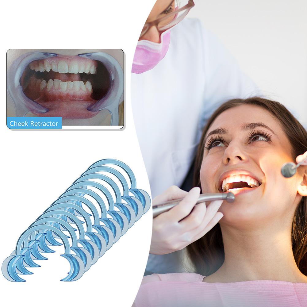 🔥 Ready Stock🔥3Pcs/Set C Type Mouth Opener Orthodontic Plastic Cheek ...