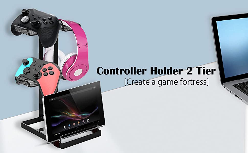 Controller Holder,Game Controller Headphone Hooks,Headset & Controller ...