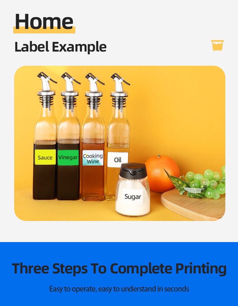 CLABEL 220B/230B/221B Label Printer White Label Sticker Thermal Paper ...