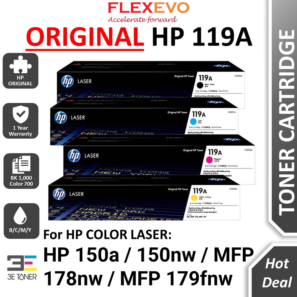119A W2090A W2091A W2092A W2093A Original Toner for Color Laser 150a ...