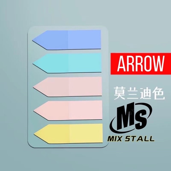 Colourful Sticky Note Memo Pad Label Bookmark Ready Stock(MSSN14 ...
