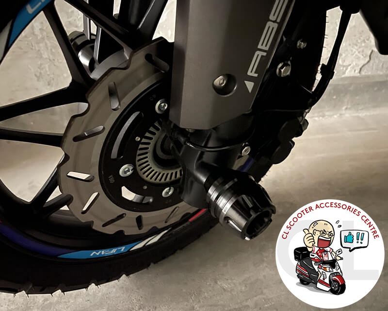 SYM Husky 150 Front Tyre Slider SYM JET X 150 JET 14 Front Wheel Slider ...