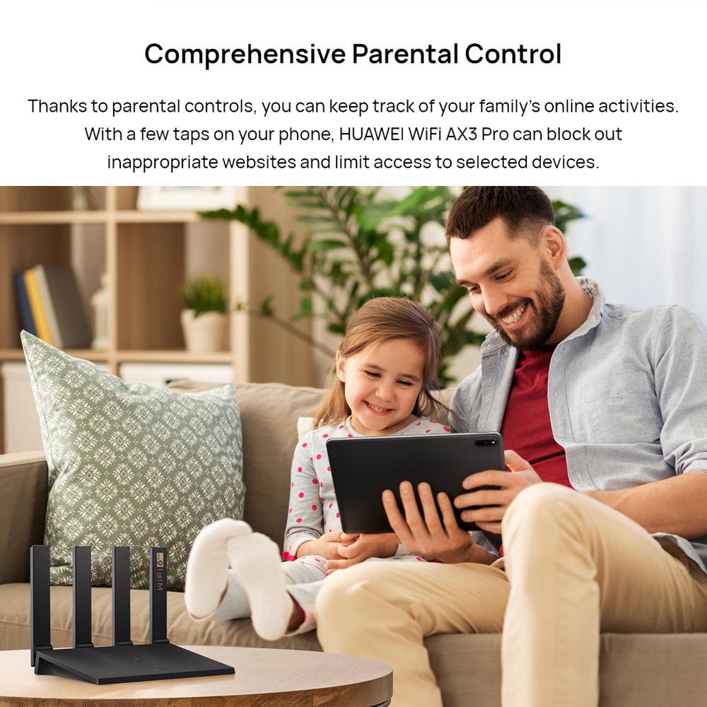 Huawei WiFi AX3 Quad-Core & HONOR AX3000 WiFi 6+ Plus AX Router Support ...