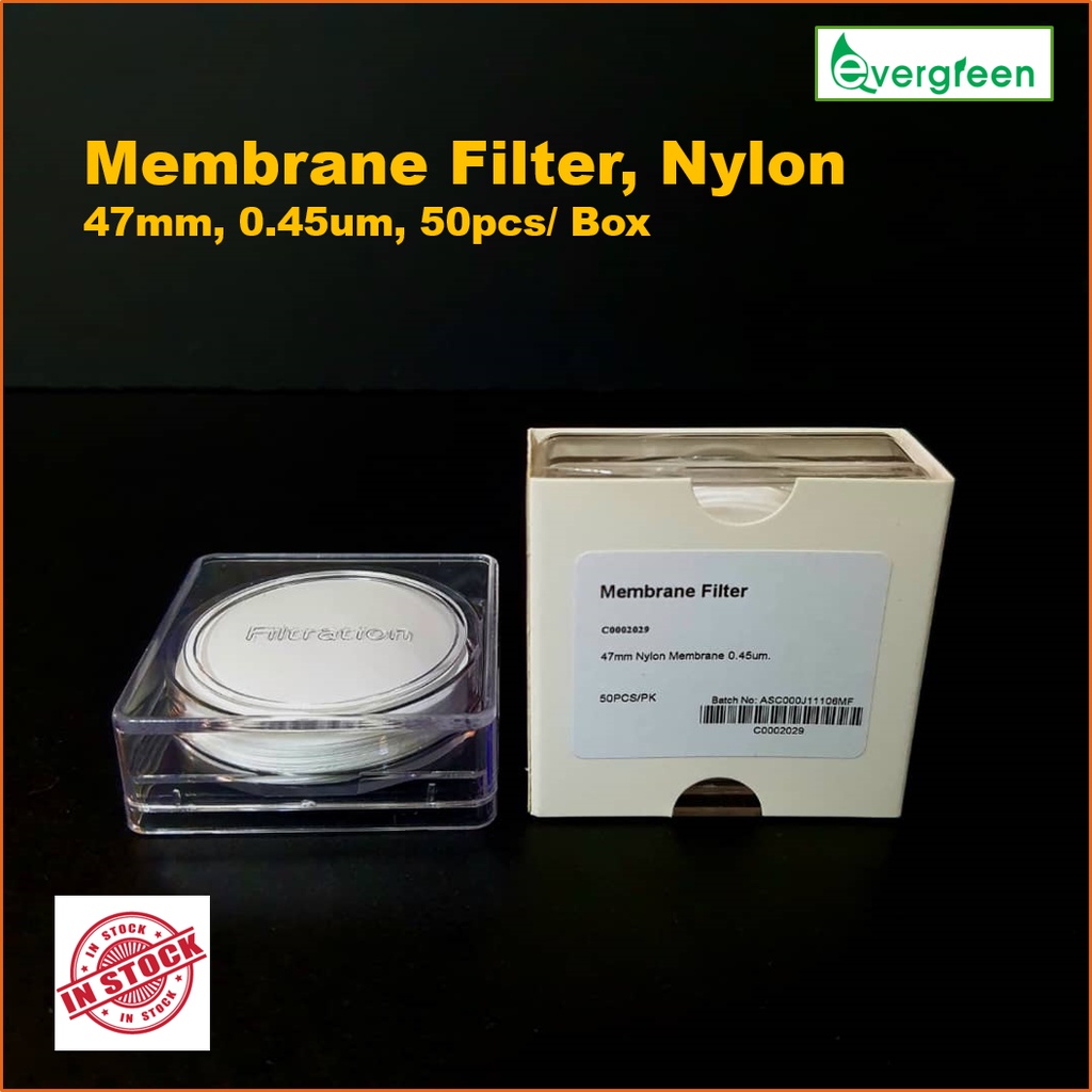 ( LOCAL READY STOCK ) 47mm Nylon/ MCE Membrane Filter, 0.22um/0.45um ...