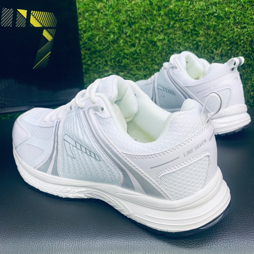 LINE SEVEN | LINE 7 S2520 Mens White Shoes | Running Shoes | Jogging ...
