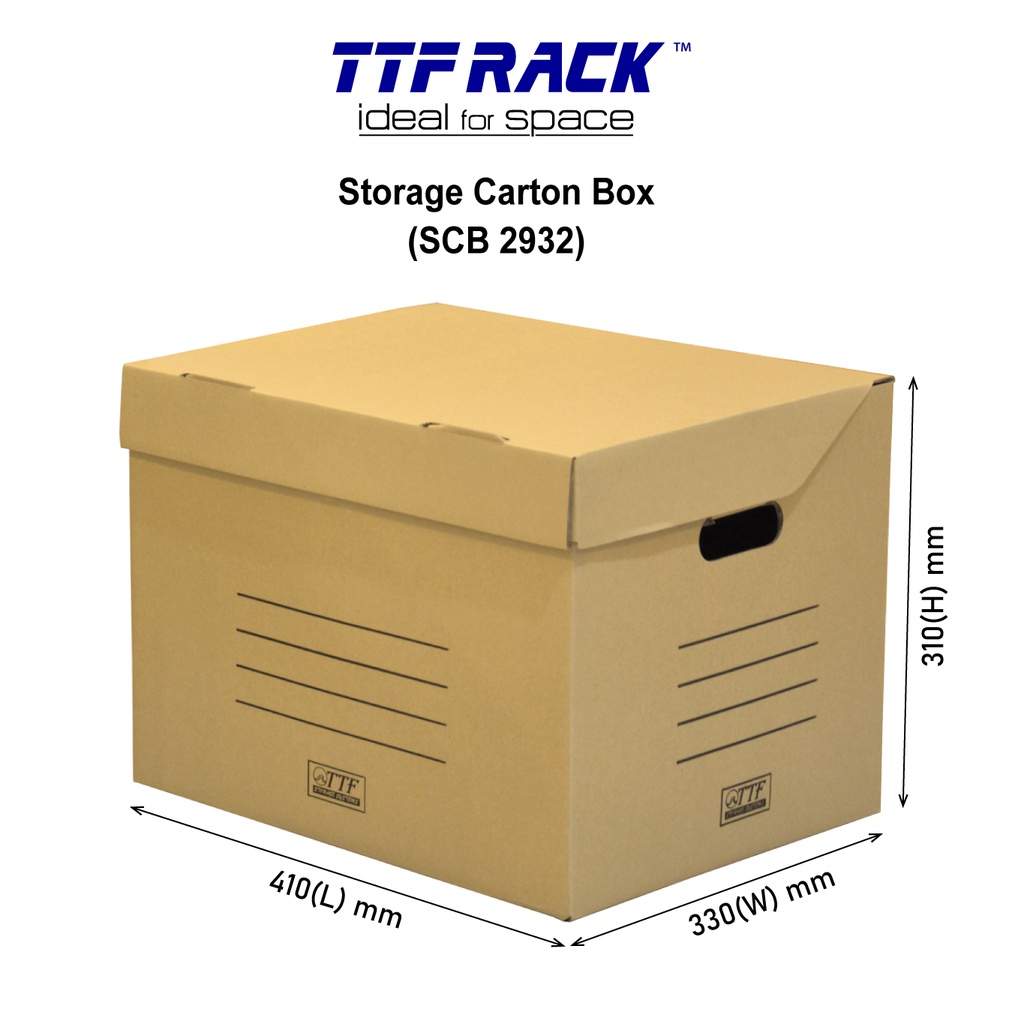 TTF Rack™ (SCB@10PCS) Storage Box High Quality Hard Card Box Book ...