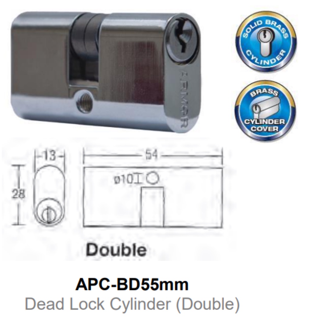 Armor Dead Lock Profile Cyclinder Brass Dead Lock | Shopee Malaysia