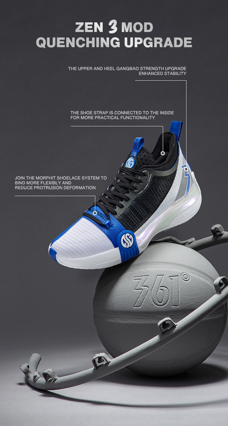 361 Degrees Aaron Gordon Zen3 Mod/Zen3 Se Basketball Shoes Professional ...