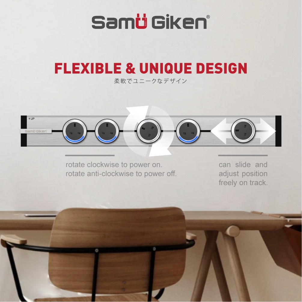 Samu Giken Premium Power Track Only (Removable Power Socket need to Add ...