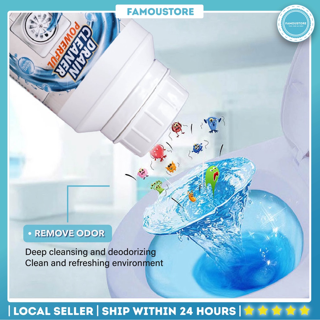 Sink and Drain Clog Remover Clogged Drain Remover Drain DeClogger Asid ...