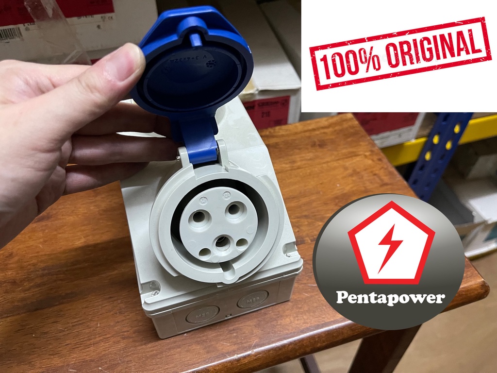WALTHER AT130306 32A 2P+E SWITCHED SOCKET INTERLOCKED IP44 | Shopee ...