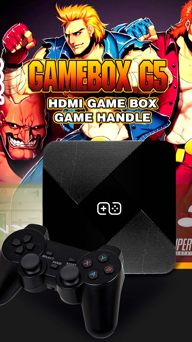 【Dual System】New G5 Retro 4K HD Game Console +Android TV Box With ...