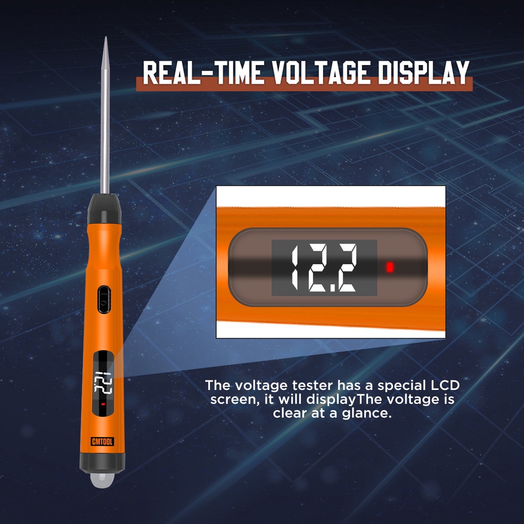 【Local Stock】 CMTOOL P50 Automotive car Circuit Tester Test Pen 12v 24v ...