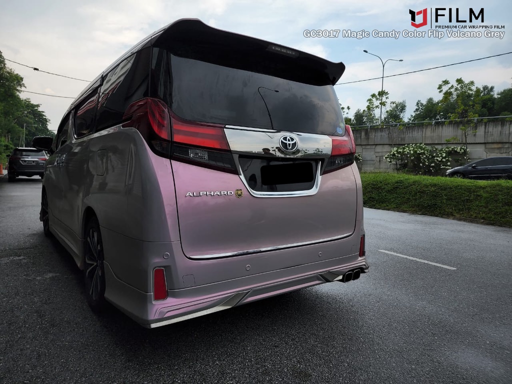 car wrap sticker full wrap magic candy colour flip volcano grey two ...