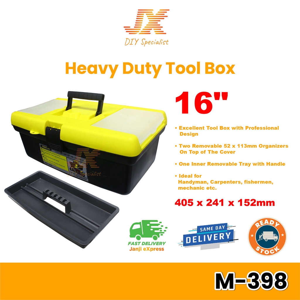 Heavy Duty PVC Tool Box Inner Tray Organizer Plastic Storage Box Tool ...