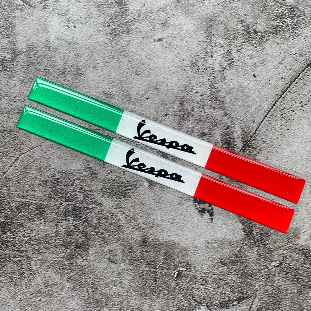 3D Motorcycle Italy Decal Vespa Stickers Piaggio Resin Gel Decoration ...