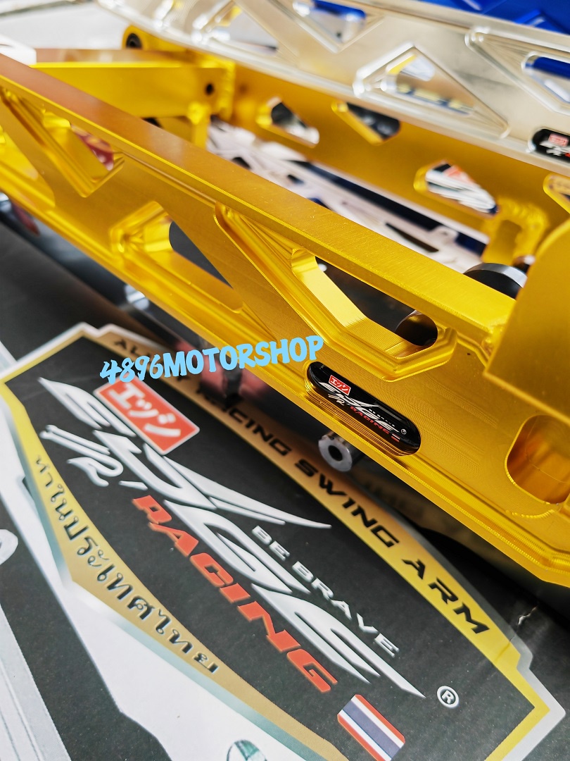 HYPERTECH DESIGN +2 INCH THAILAND EDGE RACING FORGED CNC SWING ARM WAVE125 WAVE110 SRL110 SRL115 ...