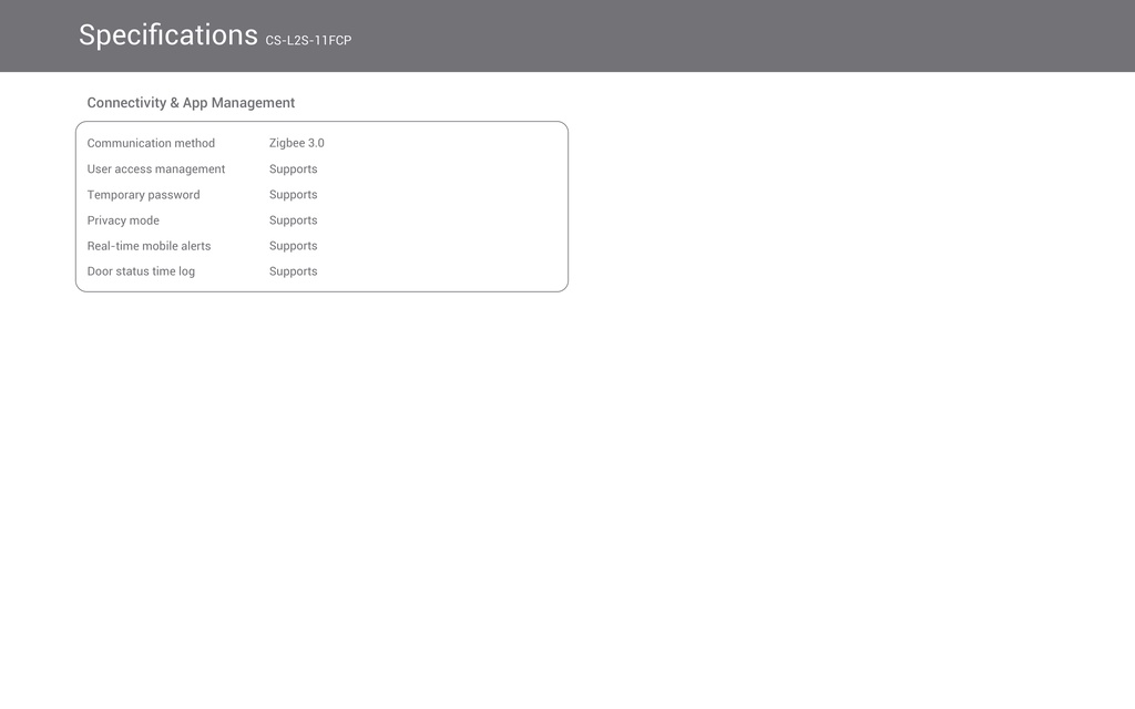 EZVIZ L2S Smart Fingerprint Door Lock , Four Method unlock | Shopee ...