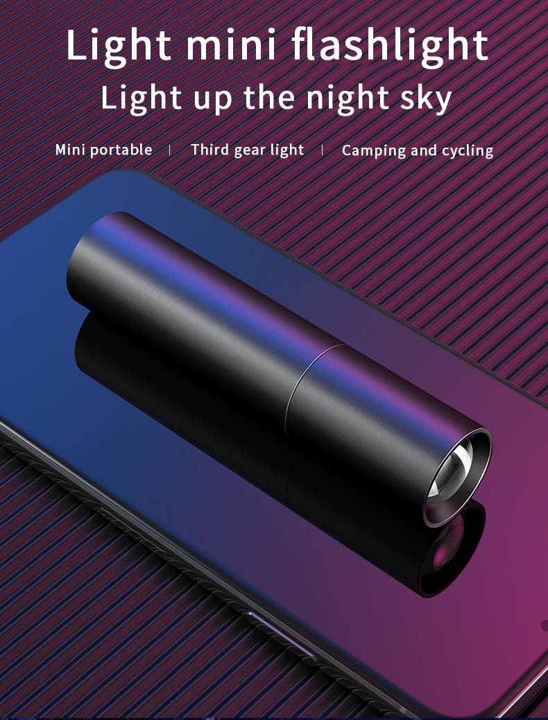 X-TIGER LED Flashlight USB Rechargeable Mini Portable Light Lamp Super ...