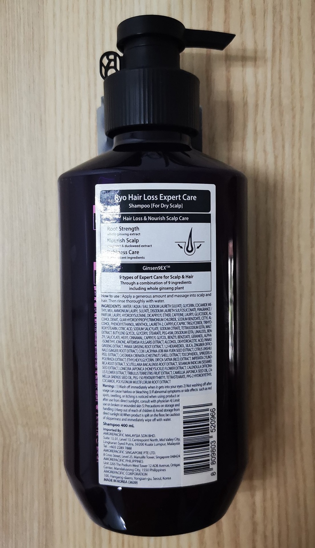 Ryo Hair Loss Expert Care Shampoo 400ml For Dry Scalp | Shopee Malaysia