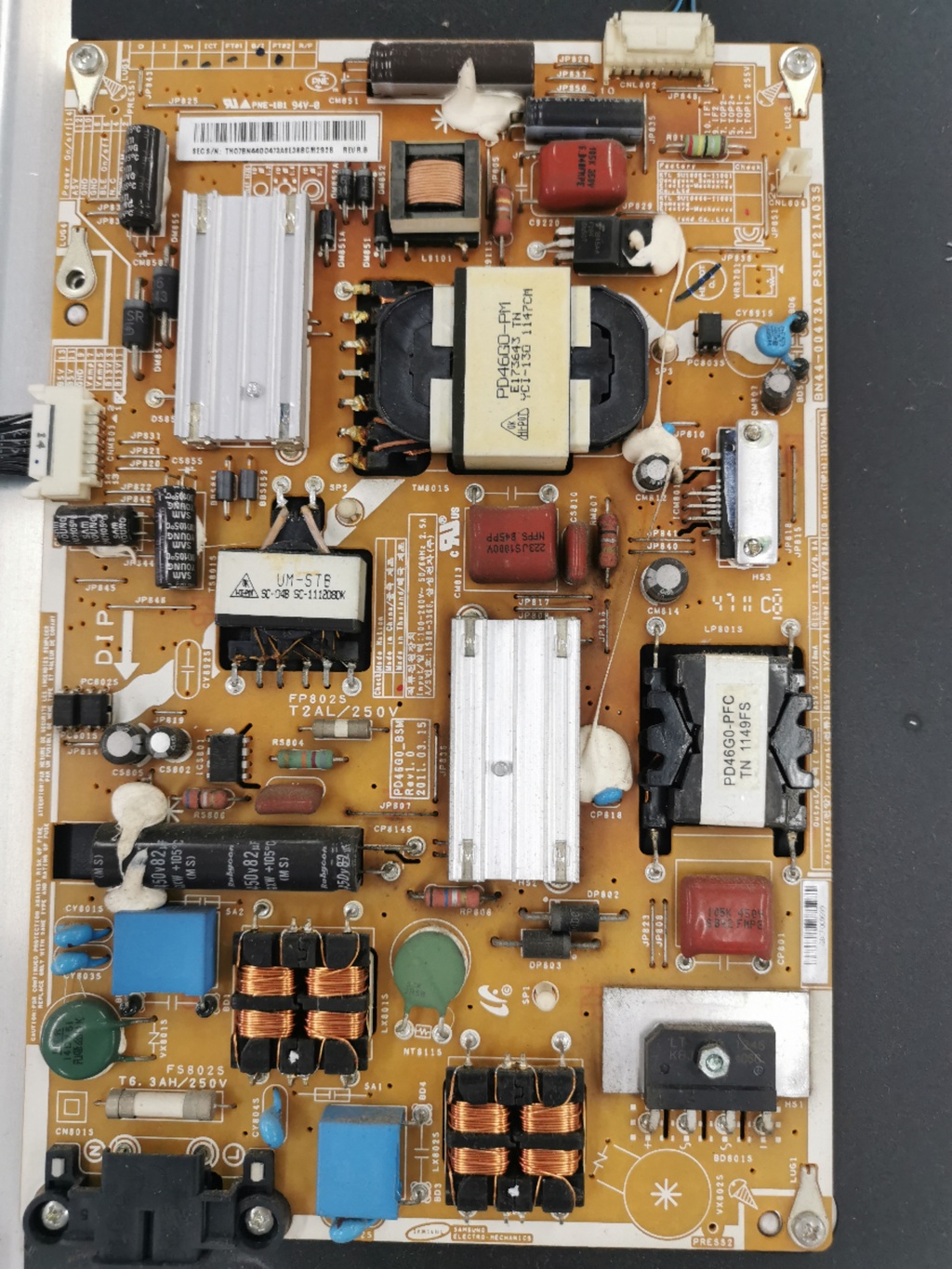 SAMSUNG UA40D5003BR UA40D5003 LED TV Powerboard Motherboard T-CON ...