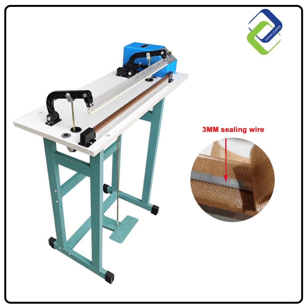 Foot Pedal Sealer Machine Step Foot Stamping Double Impulse Quick ...
