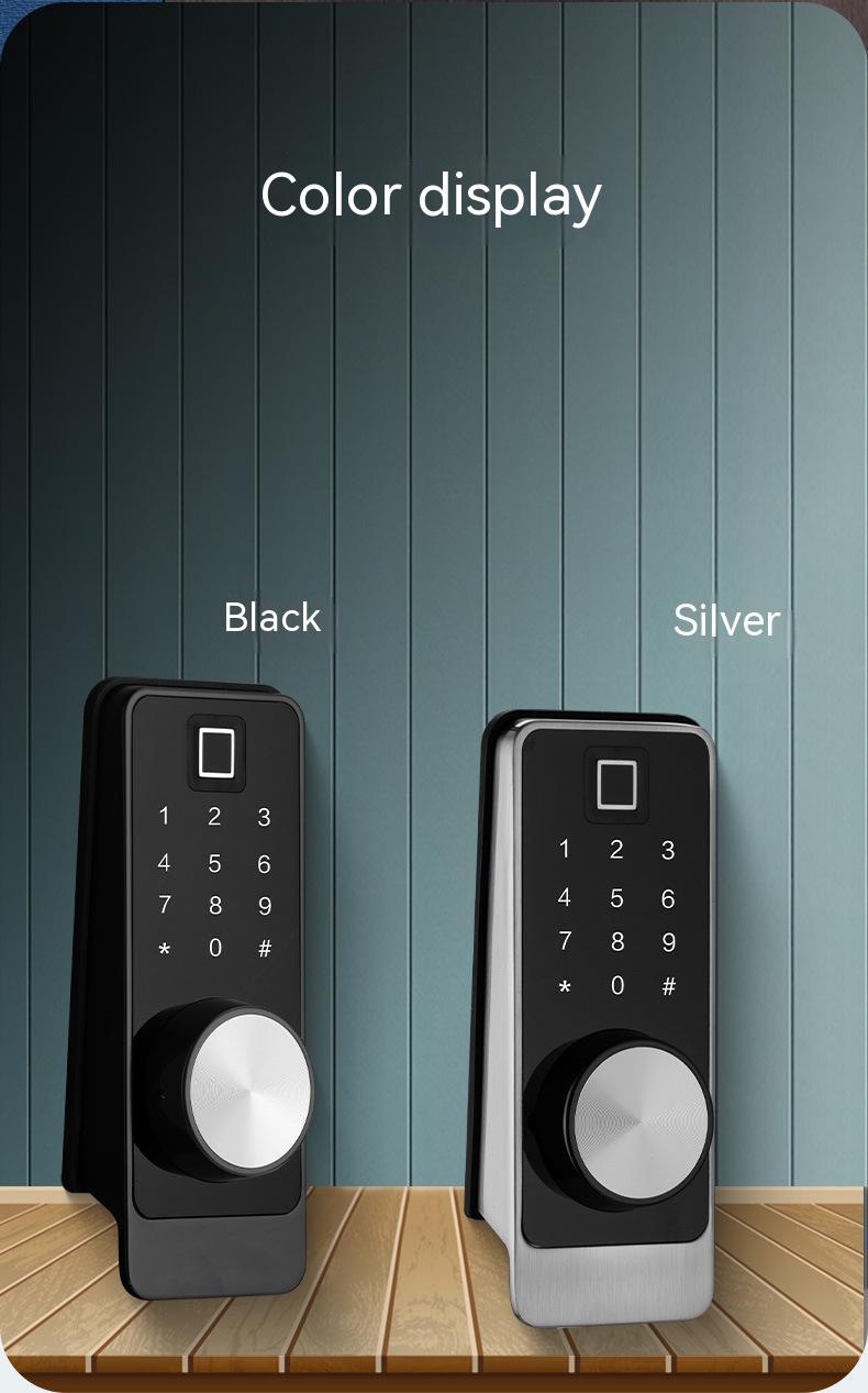 Old Iron Door Fingerprint Lock APP Bluetooth Electronic Password Lock ...