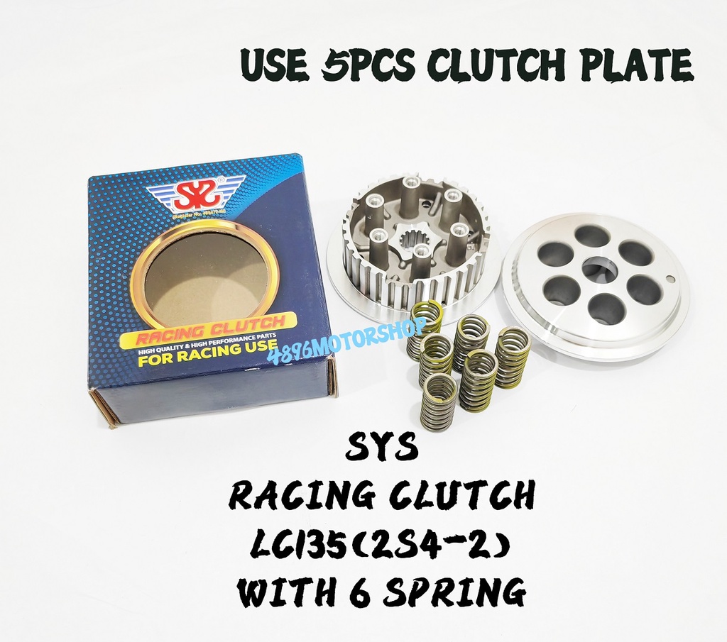 SYS RACING HYPER CLUTCH WITH 6 SPRING LC135 LC 135 4S 5S 55D 55C 5YP ES 2S4 2S42 5 5 CLUTCH ...