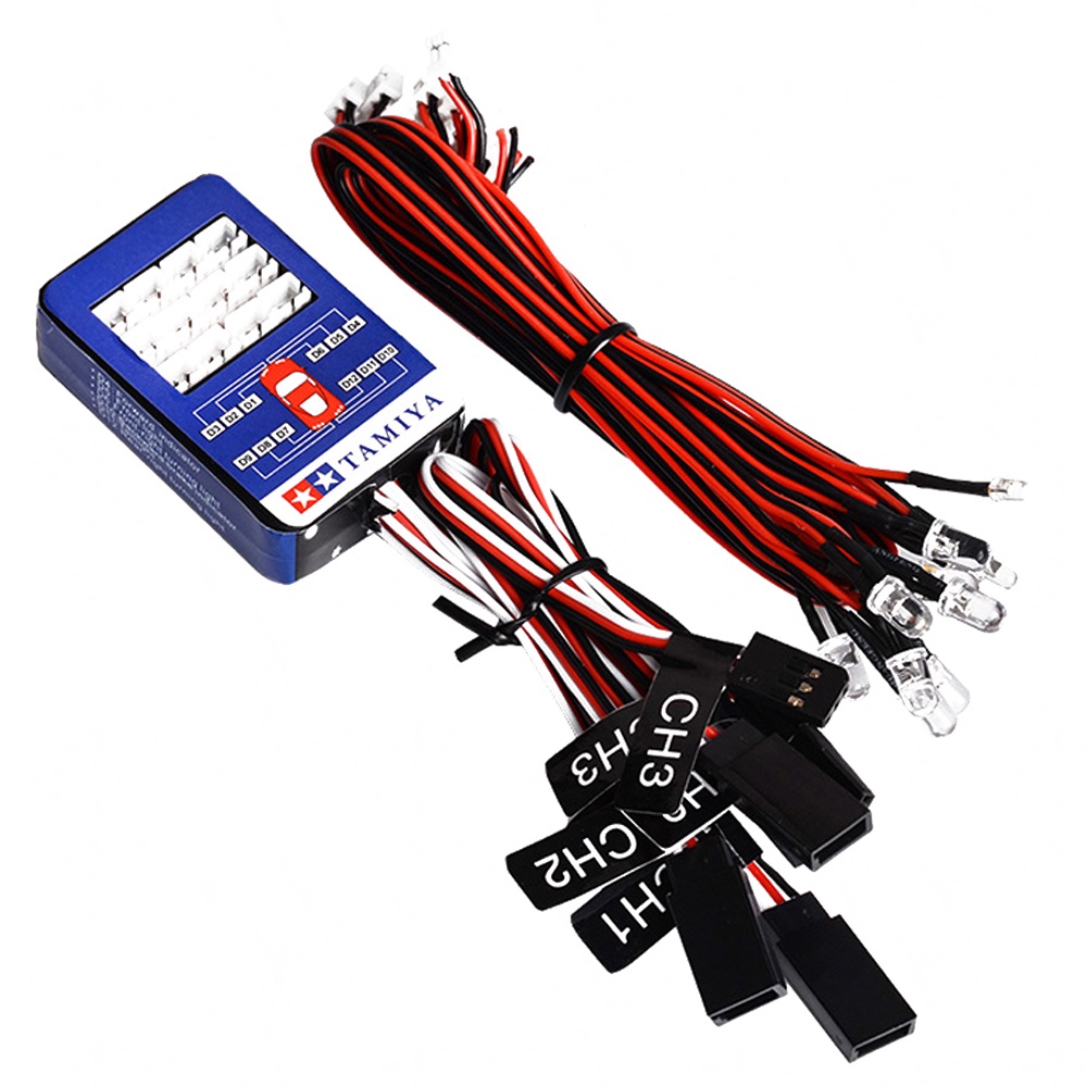 Smart Simulation Flash Light /12 LED Lighting Kit For 1/10 Scale Drift ...