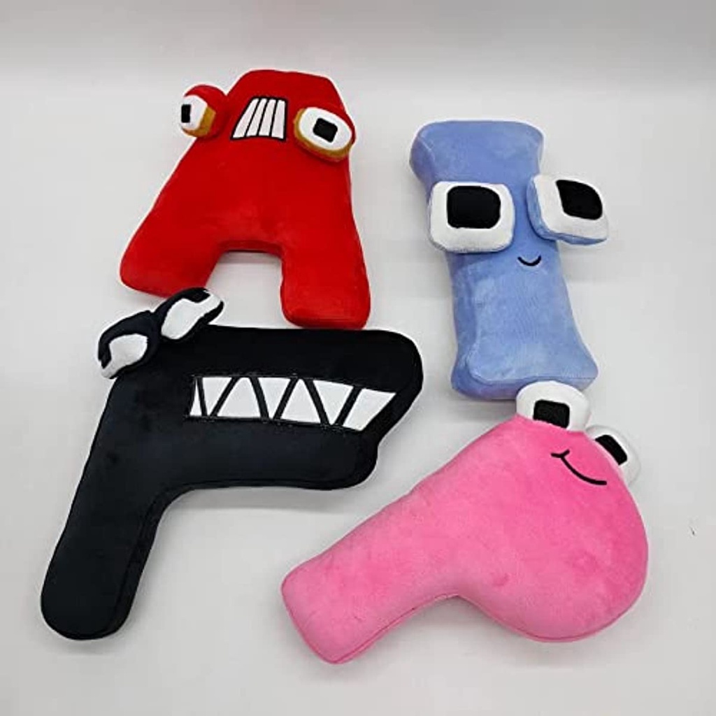 Ready Stock 26 PCS Alphabet Plush Toy, Alphabets Alphabet Lore Stuffed Doll Preschool ...