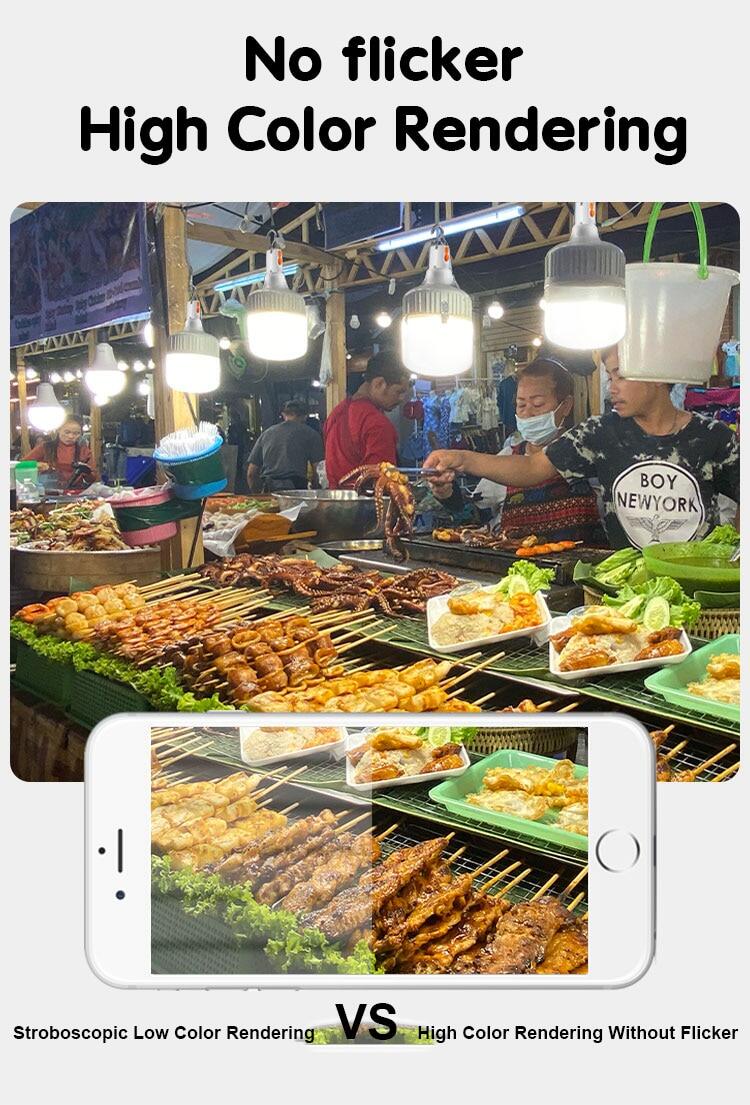 Rechargeable Led Bulb Long usable time USB Charging Light Portable Lamp ...