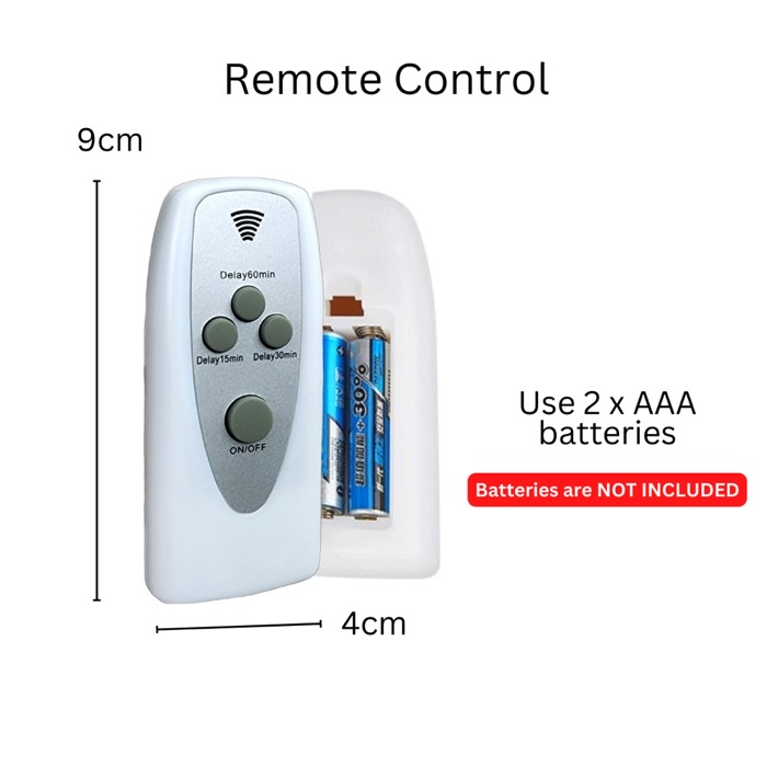 Wireless Remote Control Lamp Holder E27 With Timer / Flexible Lamp / Reading Lamp / Bedside Lamp ...