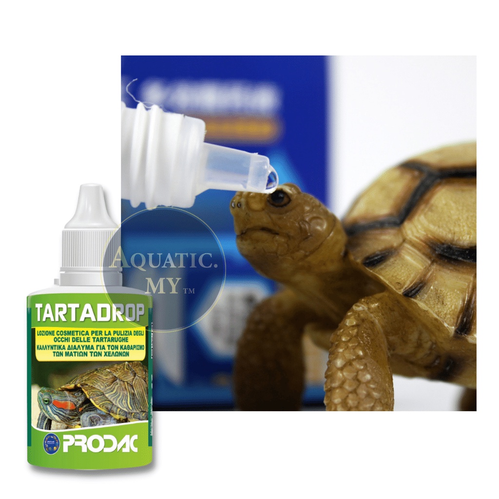 Prodac Tartadrop (30ml)Treating Turtle Swollen Eyes&Crusted Eyes/Turtle ...