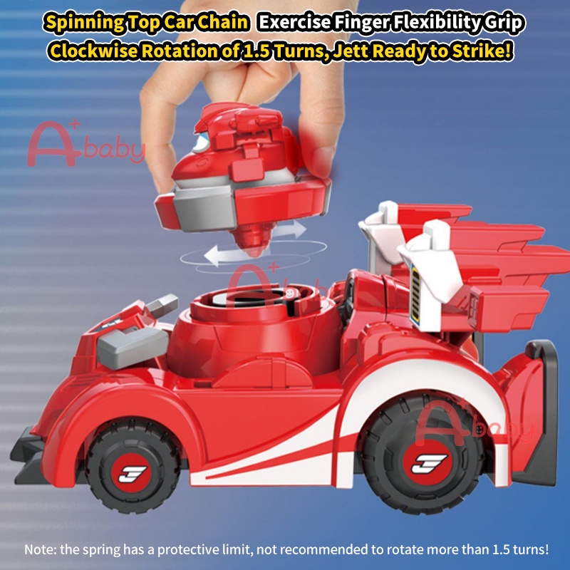 [A+baby] Super Wings Spinning Top Car (Beyblade/Gyro/Gyroscope)（Jett ...
