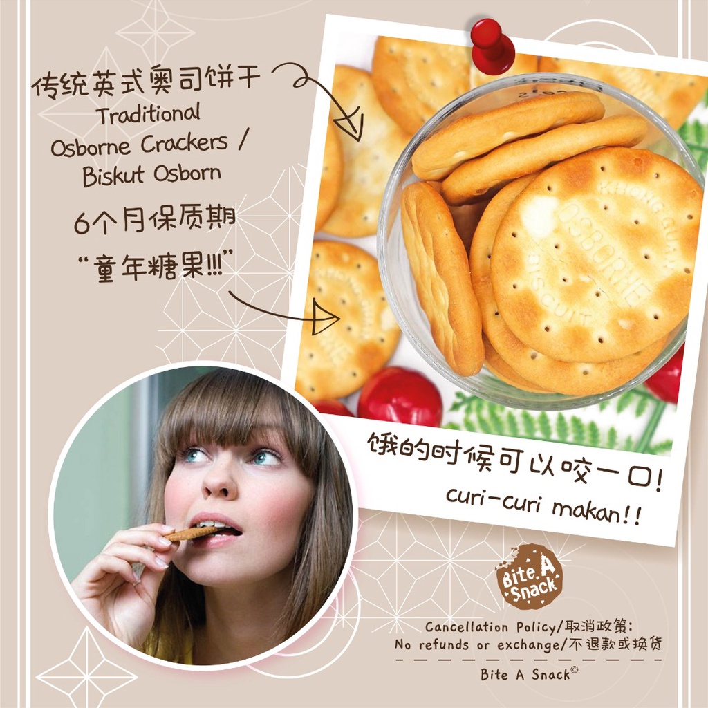 HALAL🌟Ipoh Traditional Osborne Crackers / Biskut Osborn 传统英式奥司饼干 👍👍👍 ...