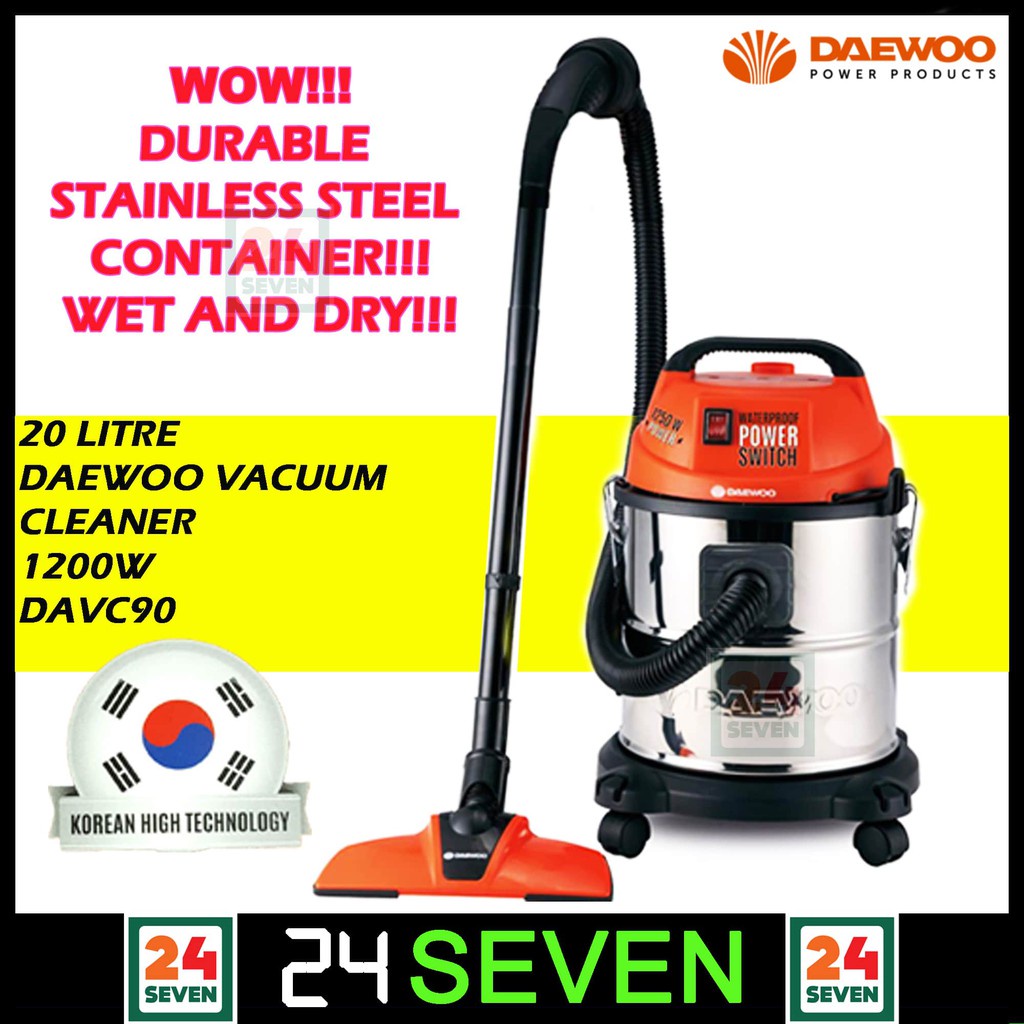 DAEWOO VACUUM CLEANER 15L 20L 30L 40L WET AND DRY 1200W 15L 1250W 20L ...