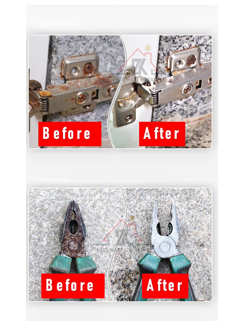 400ml Minyak Buang Karat Rantai Spray Tahan Karat Anti Rust Spray ...