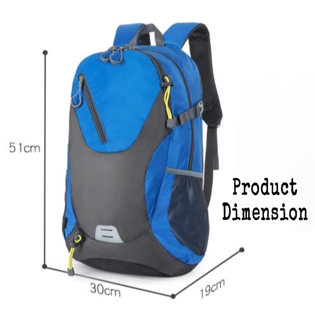70L Large Capacity Backpack Waterproof Beg Hiking Bag Military Daki ...