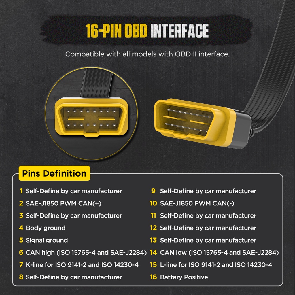 【Local Stock】AUTOOL OBD Breakout Box Compatible With OBD2 Scanner ...
